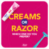Nair Hair removal creams vs shaving – Nair